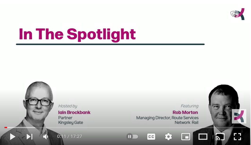 Leadership Lessons from Network Rail's MD: Rob Morton | Kingsley Gate